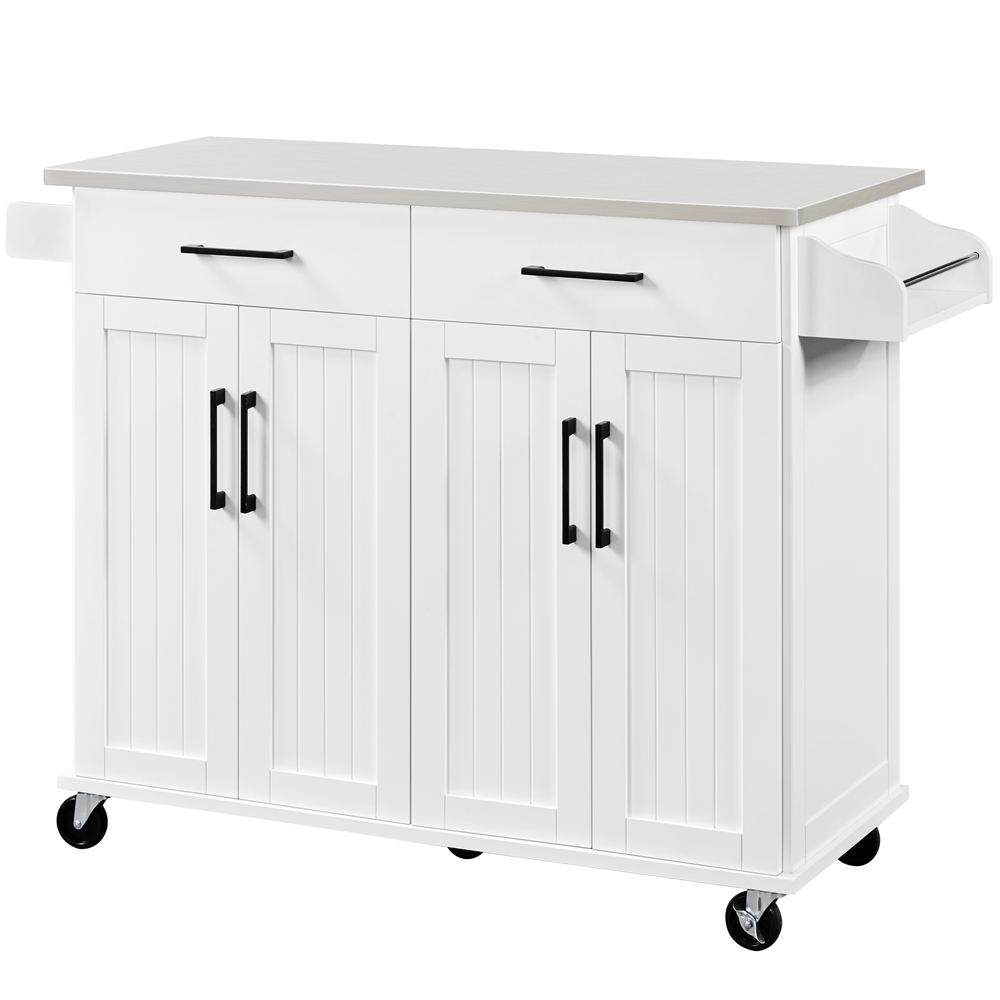 4D Concepts Phoenix Kitchen Island With 2 Stools - Walmart.com
