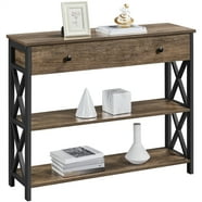 Casual Home Kennedy Console Table with Concealed Drawer, Concealment ...