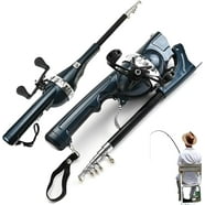 Ronco Portable Pocket Fishing Rod, Green, 6' Length - Walmart.com