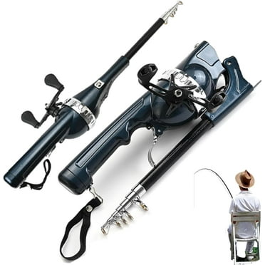 Ronco Portable Pocket Fishing Rod, Green, 6' Length - Walmart.com