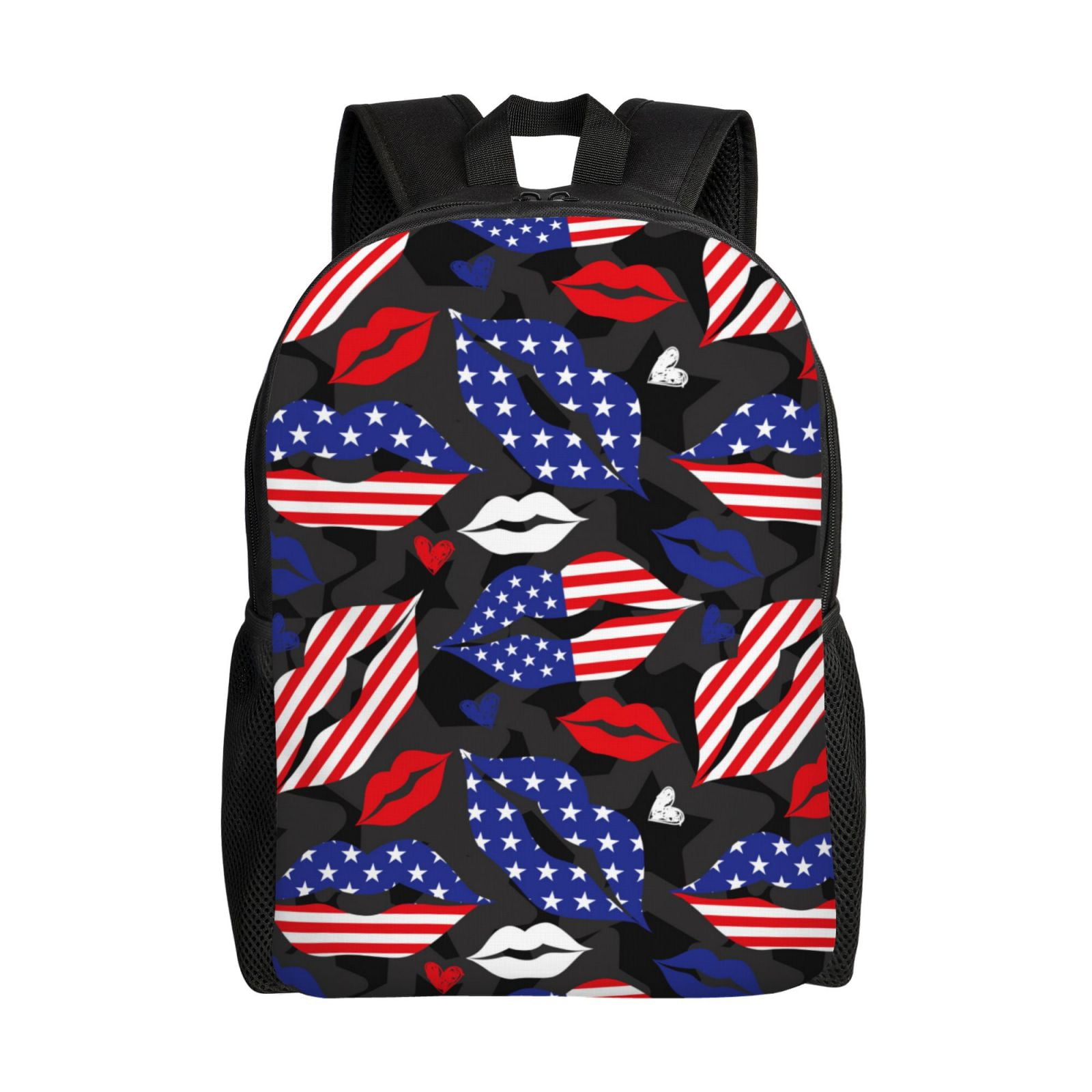 Easygd American With Lips Versatile and Stylish Backpack: Comfort ...