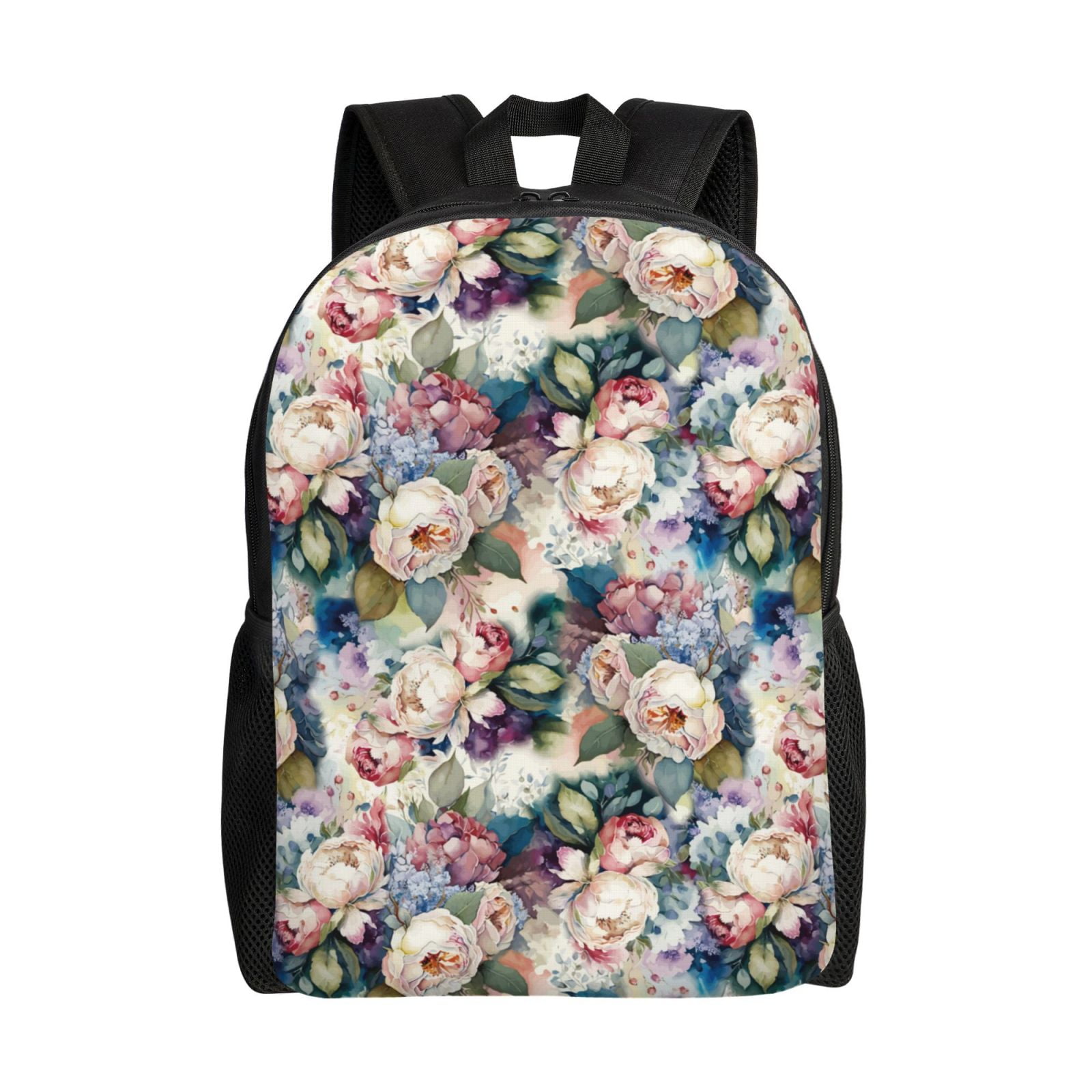 Easygd Colorful Flowers Versatile and Stylish Backpack: Comfort ...