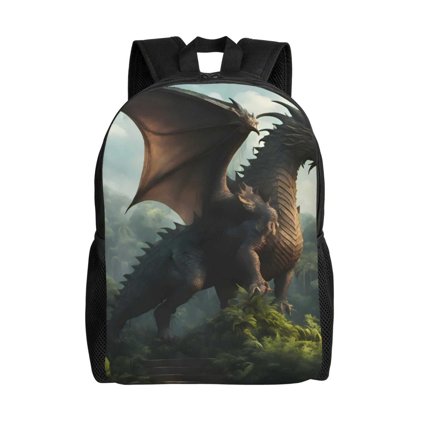 Easygd Forest Stone-Colored Dragon Versatile and Stylish Backpack ...