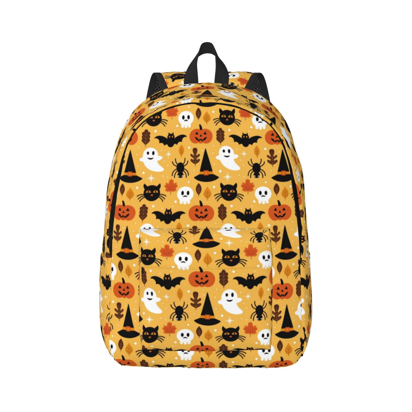 Easygd Halloween Ghost Pumpkin Canvas Backpack: Stylish, Lightweight ...
