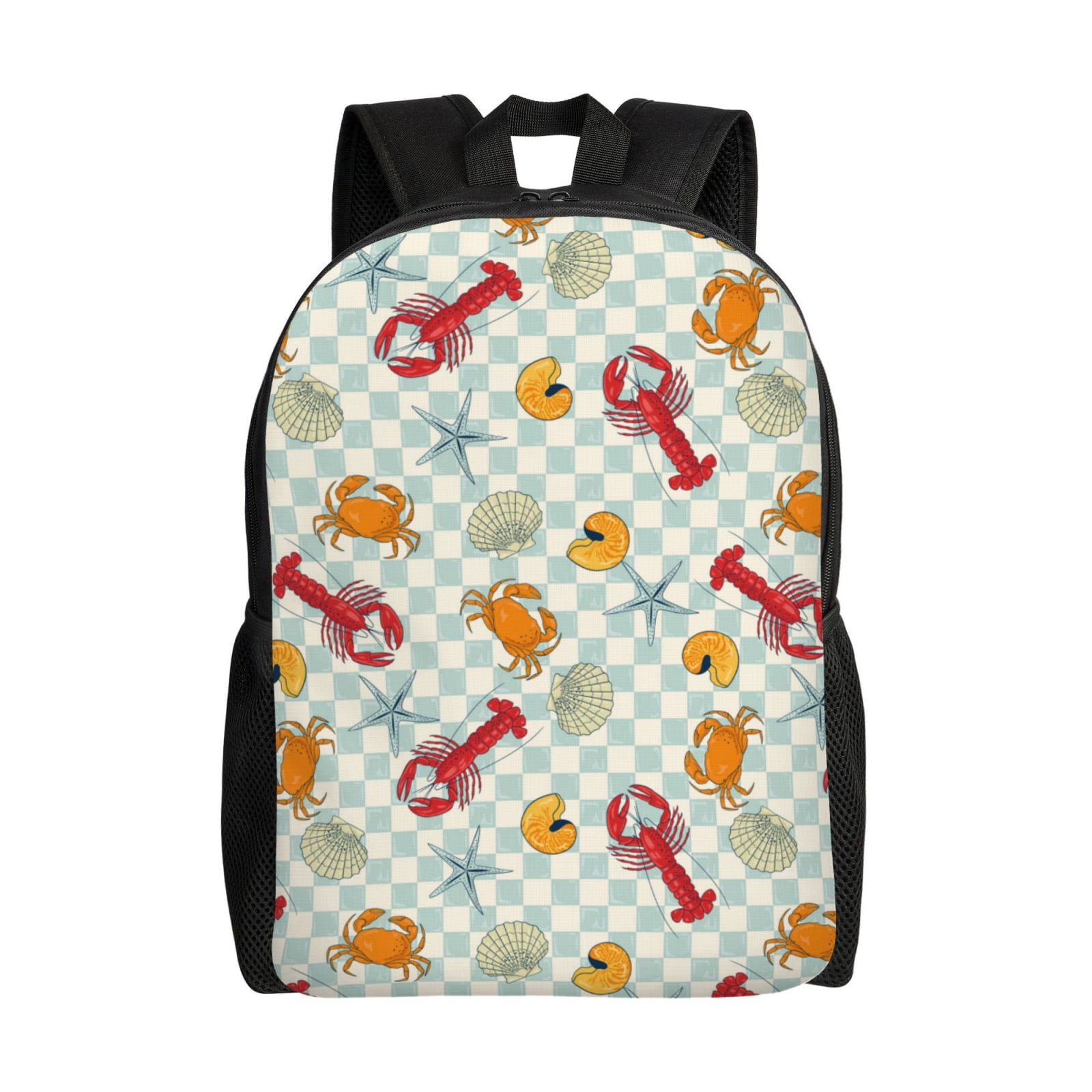 Easygd Lobster Sea Shell Versatile and Stylish Backpack: Comfort ...