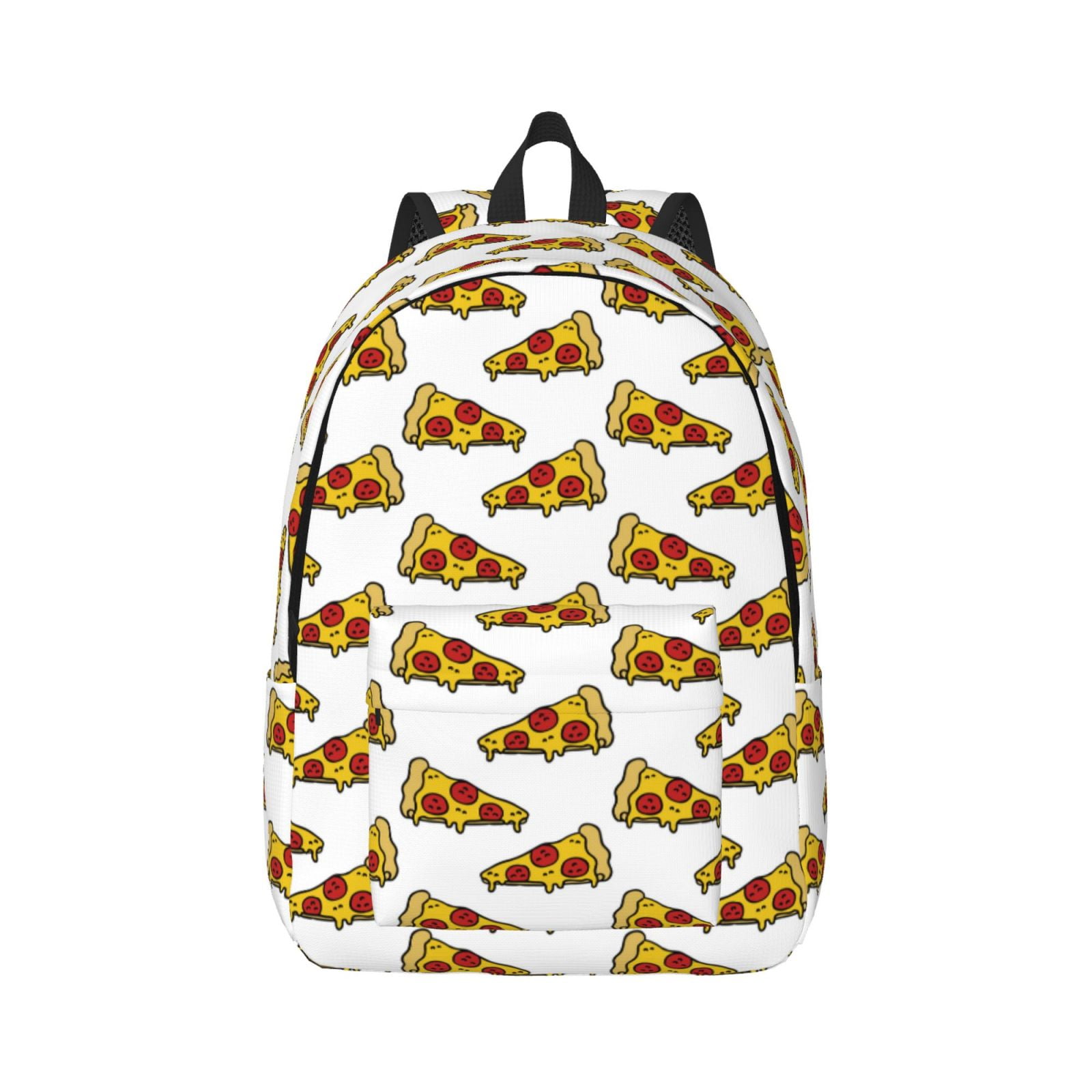 Easygd Pizza Canvas Backpack: Stylish, Lightweight, and Versatile with ...
