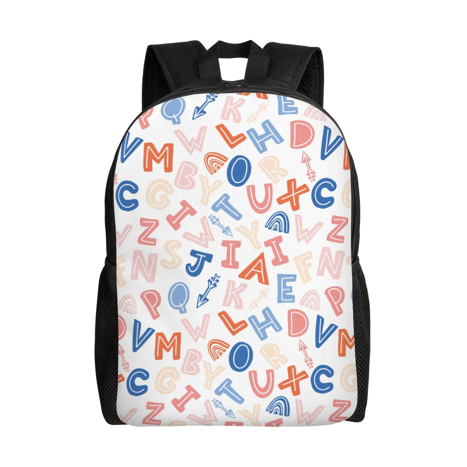 Easygd Scandinavian Alphabet Versatile and Stylish Backpack: Comfort ...