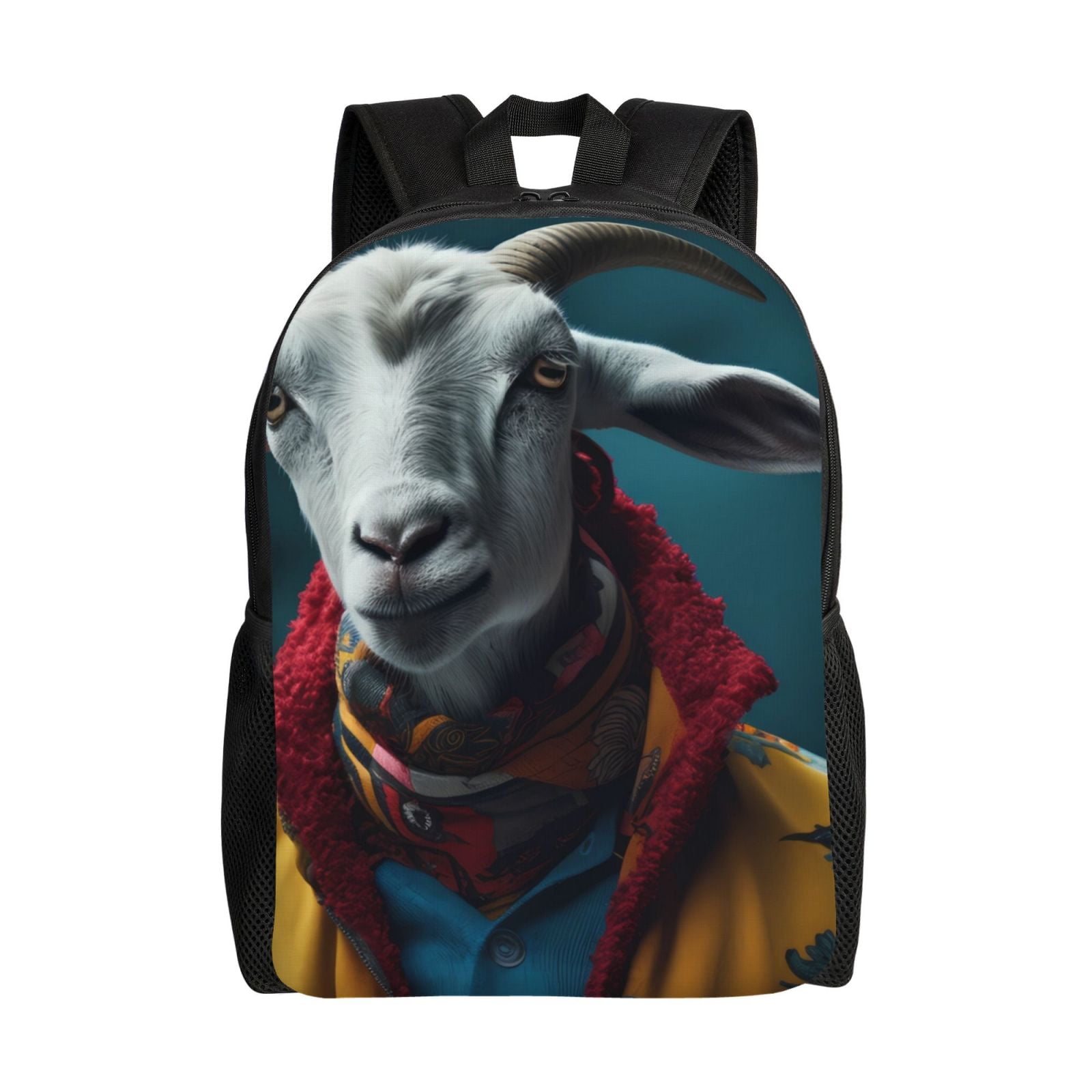 Easygd Surrealist Goat Versatile and Stylish Backpack: Comfort, Storage ...