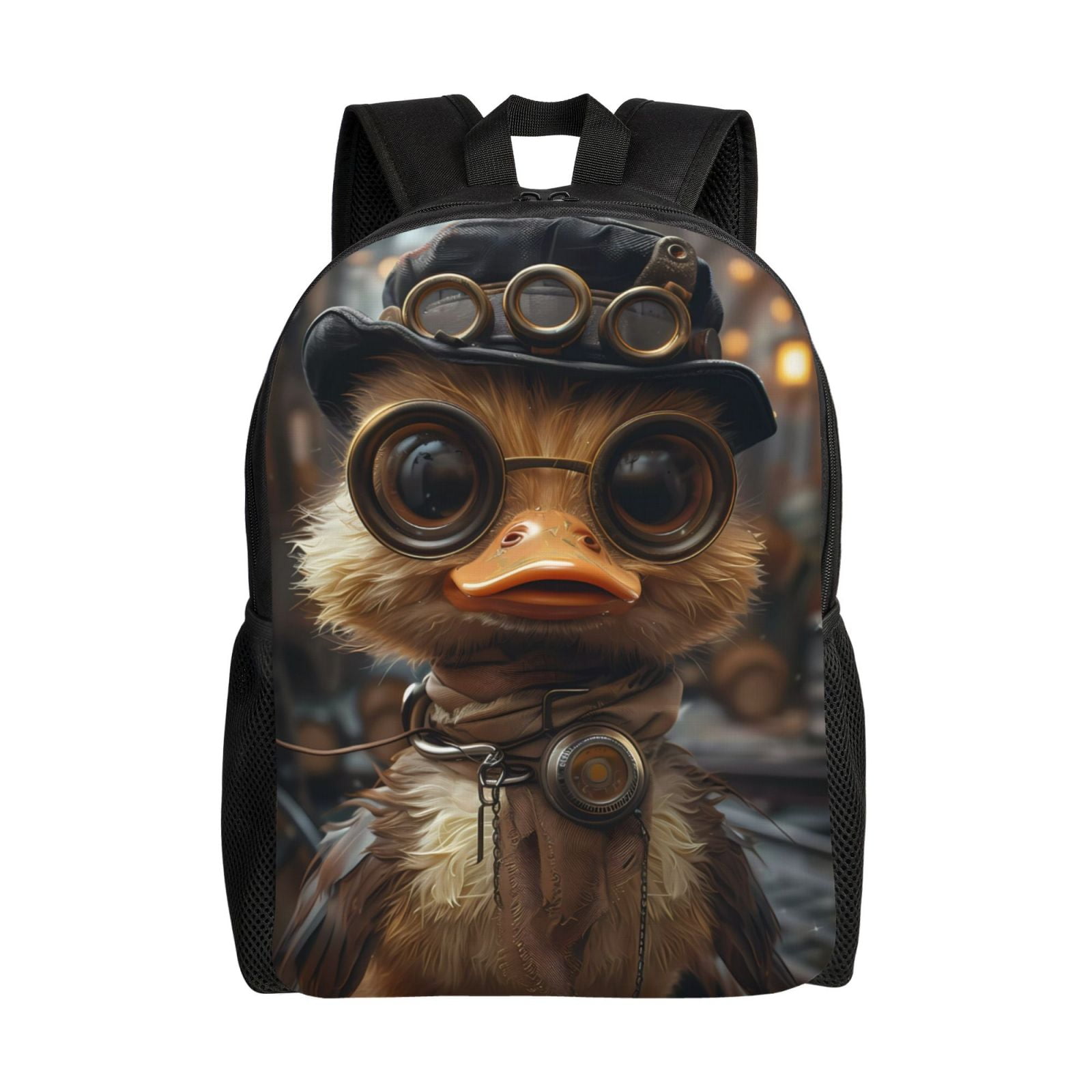 Easygd Vintage Gentleman Duck Versatile and Stylish Backpack: Comfort ...