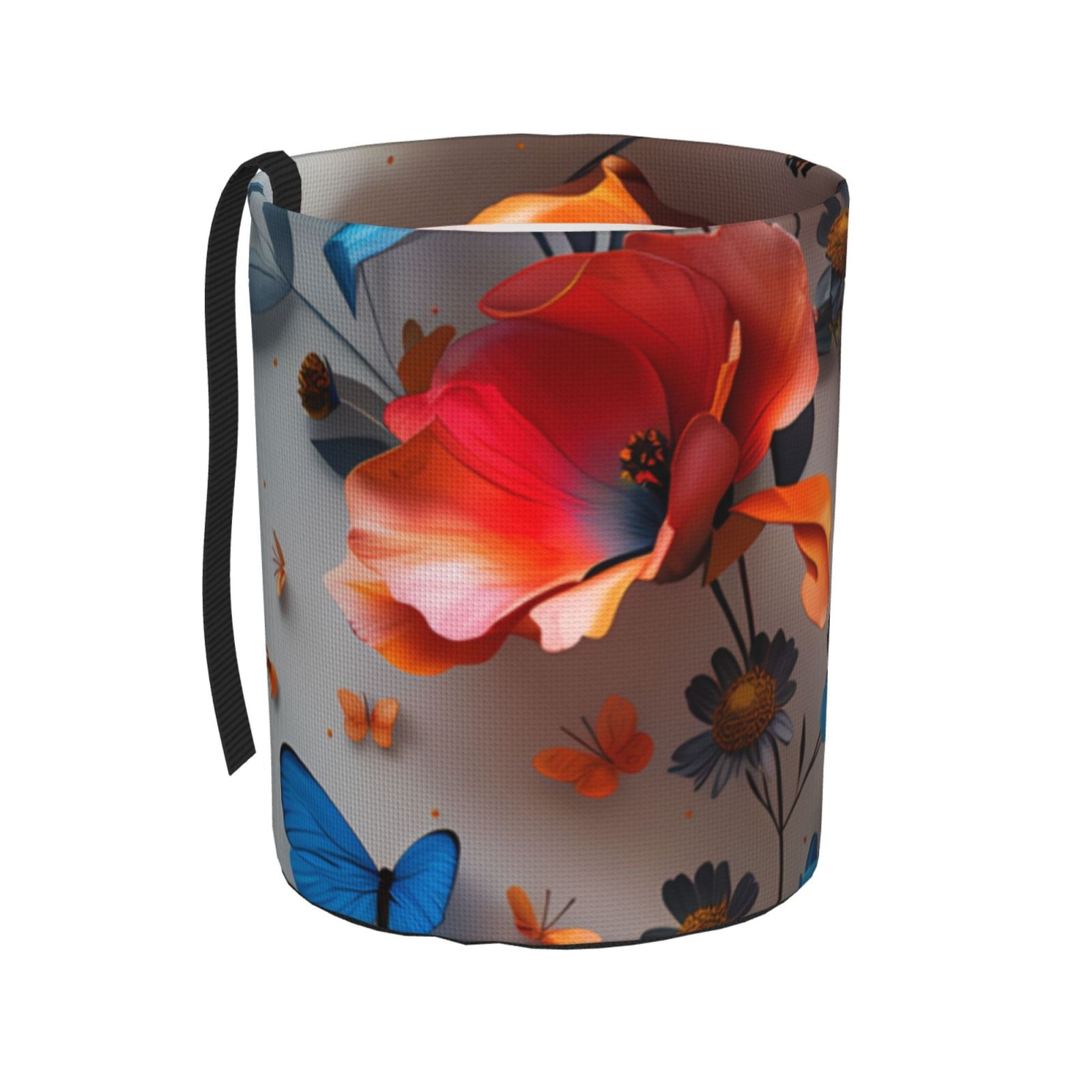 Easygdp 3D Butterfly Car Trash Can Garbage Car Accessories Trash Can ...