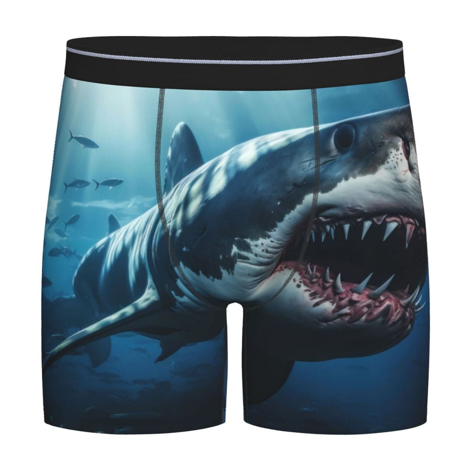 Easygdp 3D Realistic Shark Men's Boxer Briefs Men’s Underwear Boxer ...