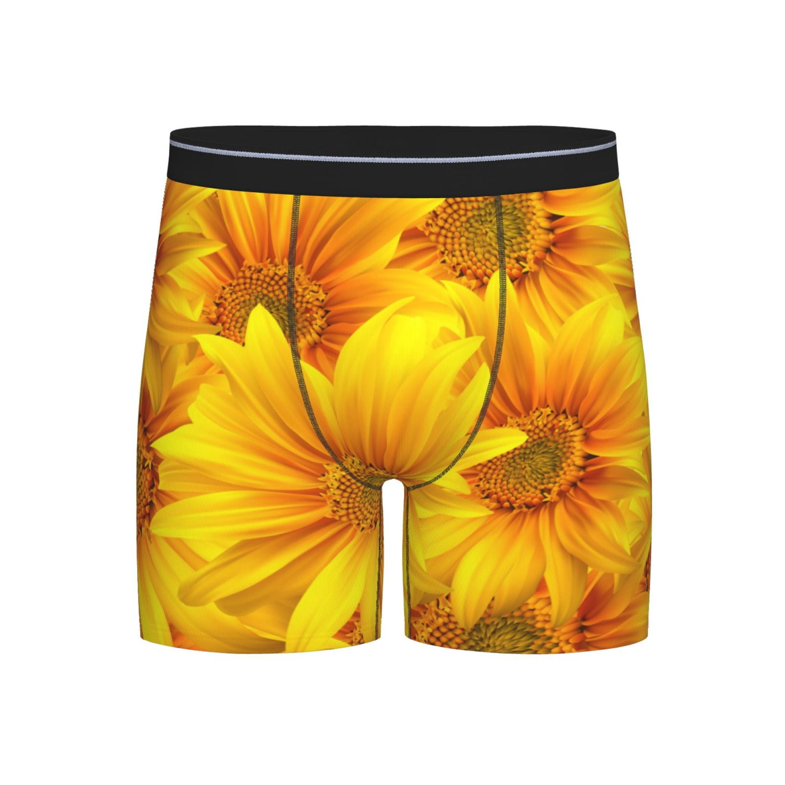 Easygdp 3D Sunflowers Men's Boxer Briefs Men’s Underwear Boxer Briefs ...