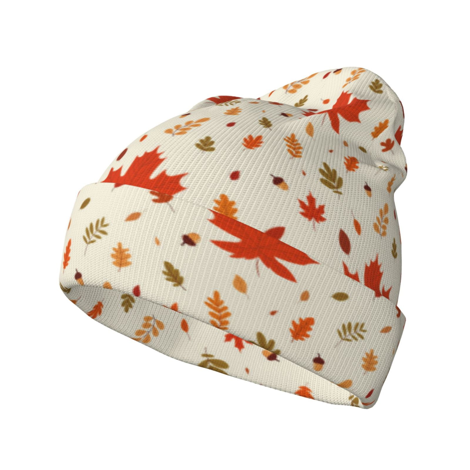 Easygdp A Simple Autumn Winter Beanie for Men Women Beanie Knit Hat ...