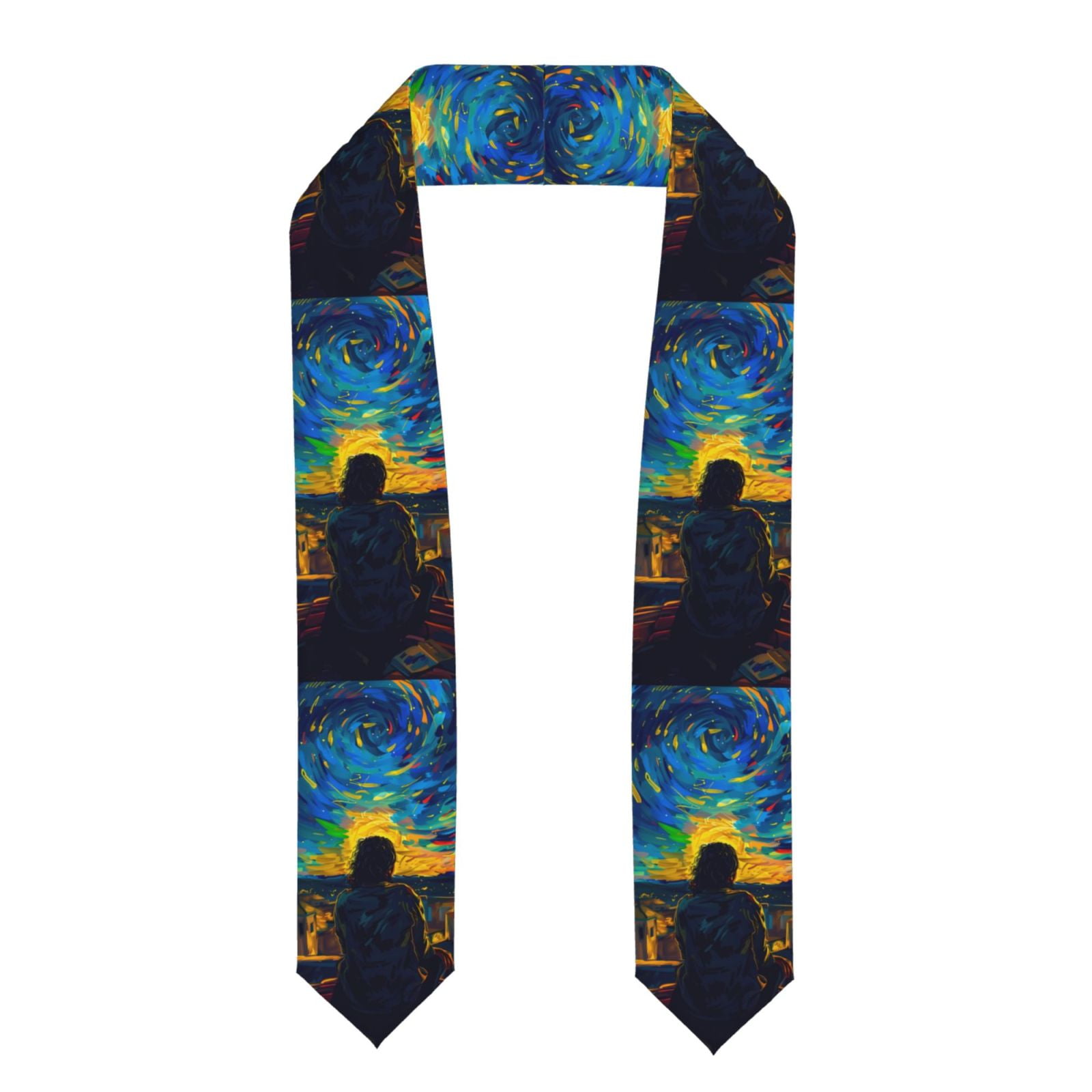 Easygdp Abstract Starry Sky Unisex Adult Graduation Stole Shawl 36 ...