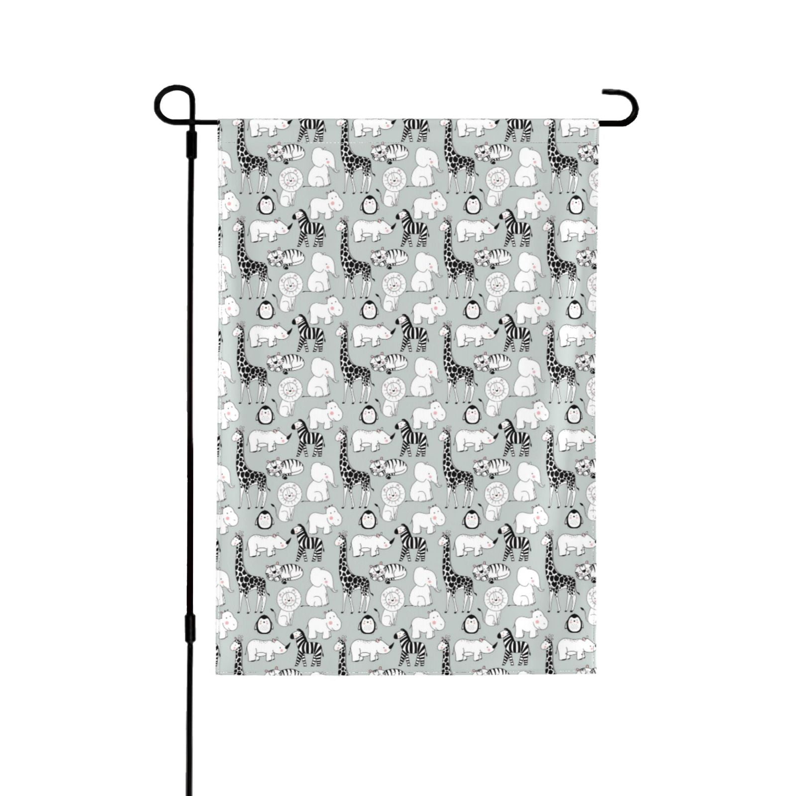 Easygdp African Animals Garden Flag Yard Flag Welcome Flag, Double ...