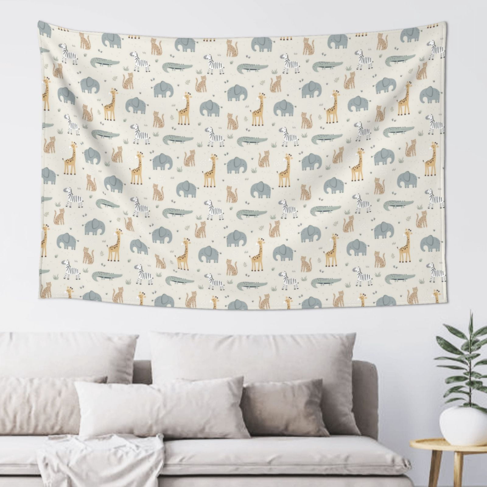 Easygdp African Animals Tapestry Wall Hanging, Wall Tapestries for ...