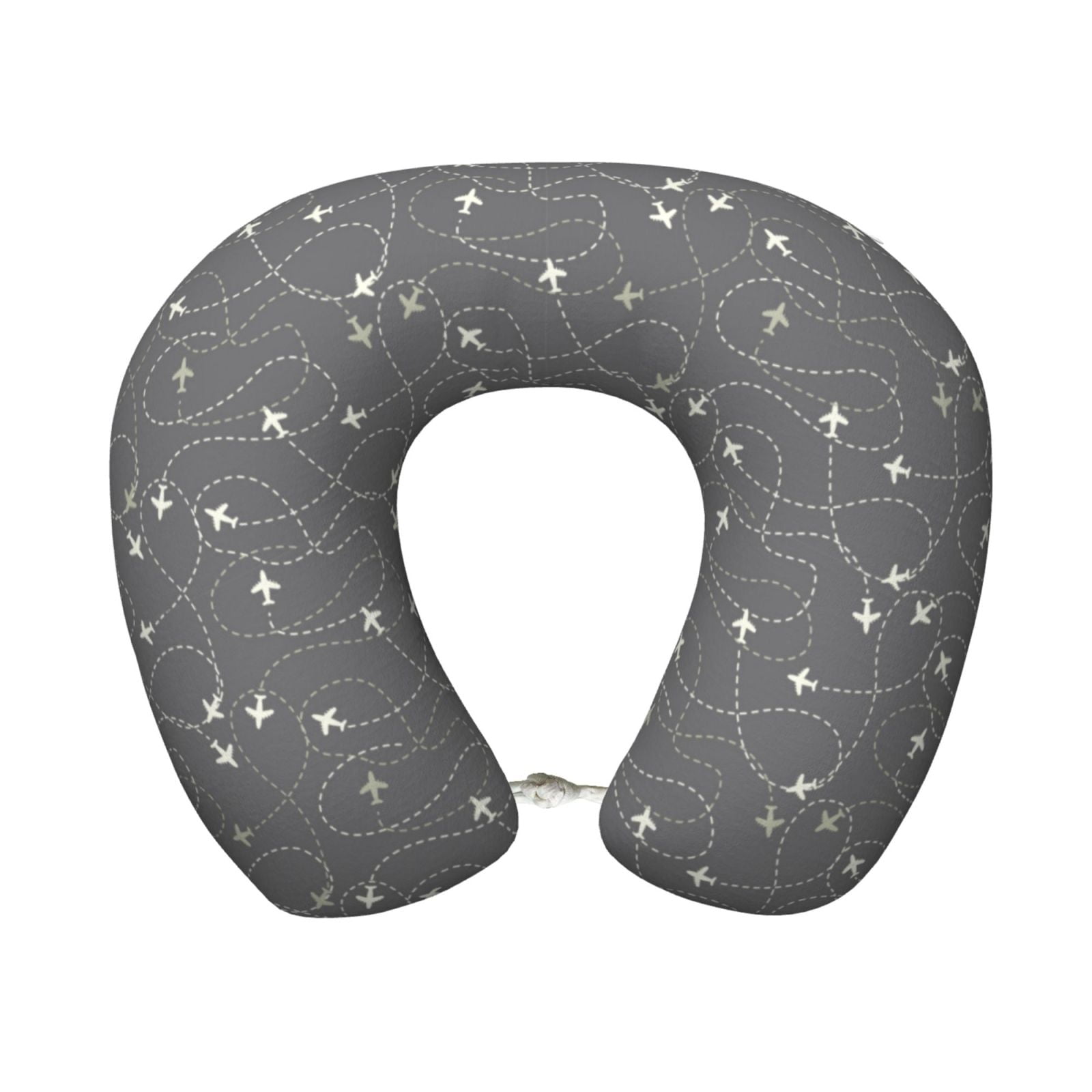 Easygdp Airplane Routes Around The World Travel Pillow Memory Foam ...