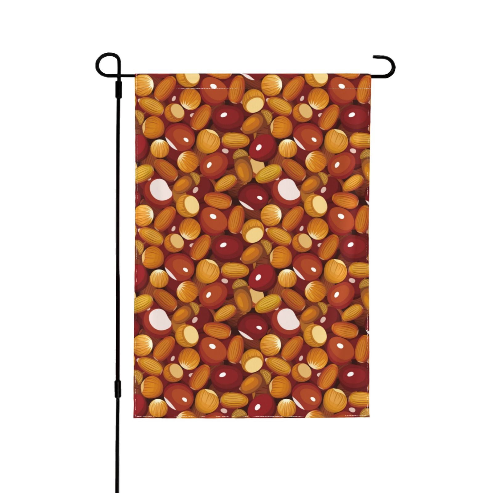 Easygdp Almond Nuts Garden Flag Yard Flag Welcome Flag, Double-Sided ...