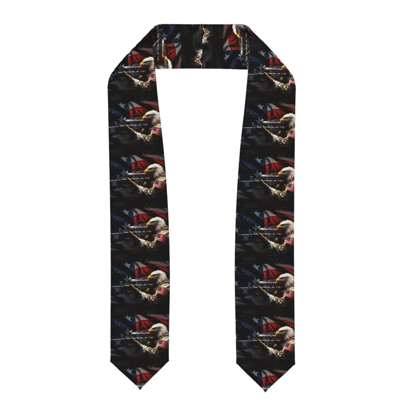 Easygdp American Bald Eagle Warrior Unisex Adult Graduation Stole Shawl ...