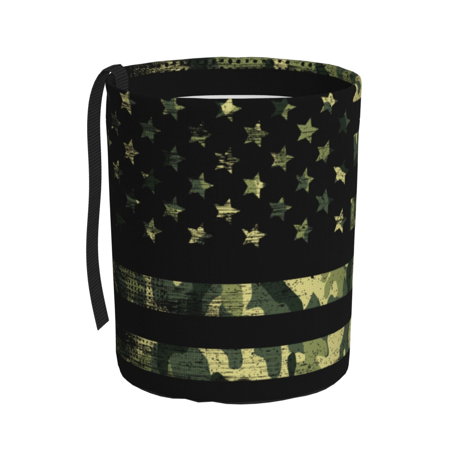 Easygdp American Flag Camo Car Trash Can Garbage Car Accessories Trash ...