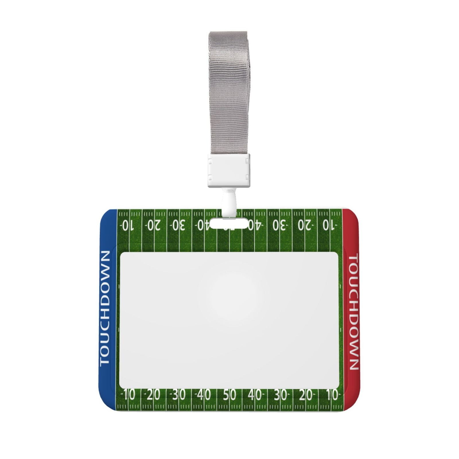 Easygdp American Football Field Card Badge Holder Work Badge Sleeve for ...