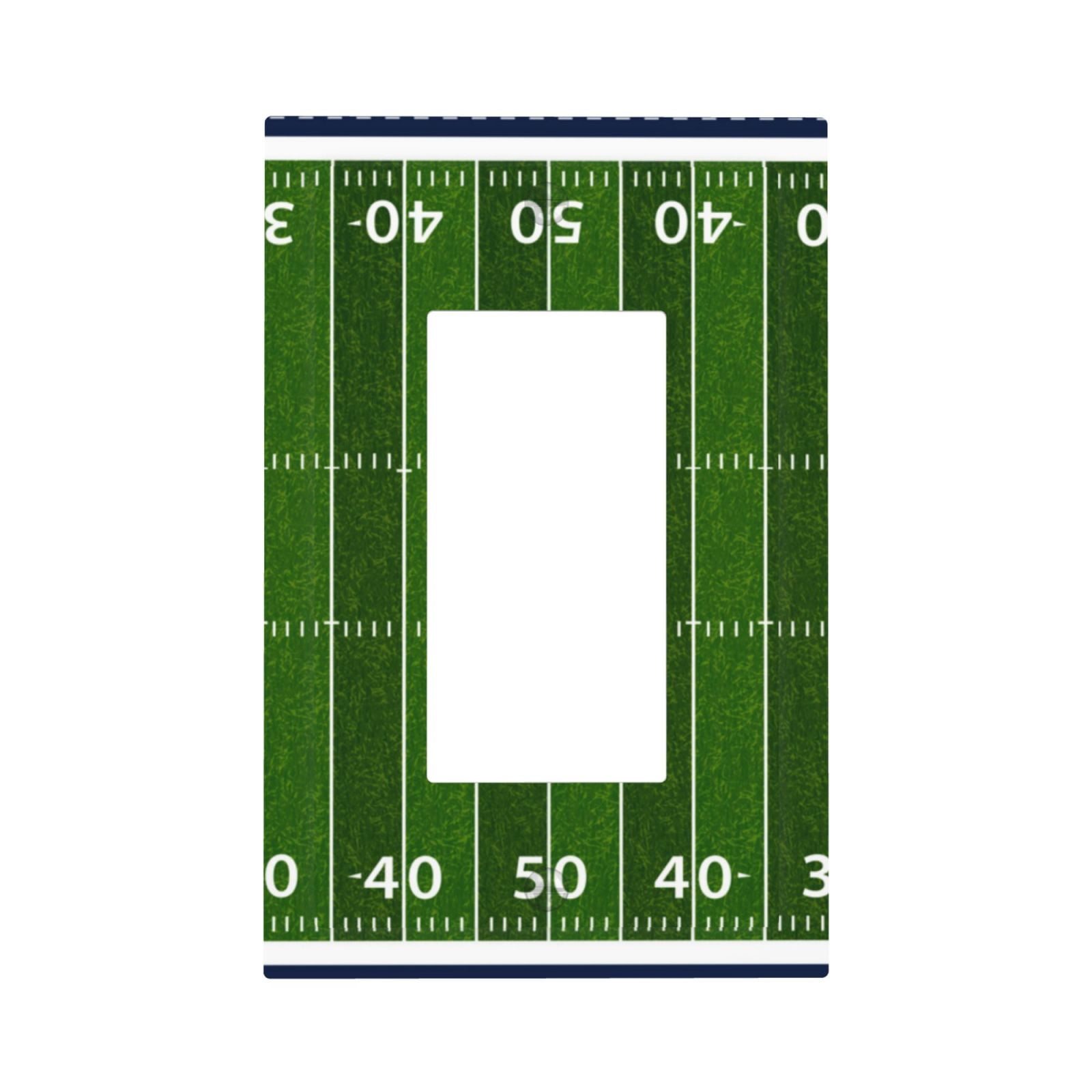 Easygdp American Football Field Decorator Light Switch or Receptacle ...