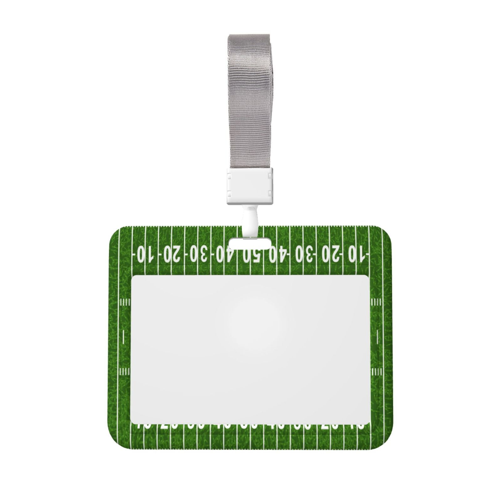 Easygdp American Football Field2 Card Badge Holder Work Badge Sleeve ...
