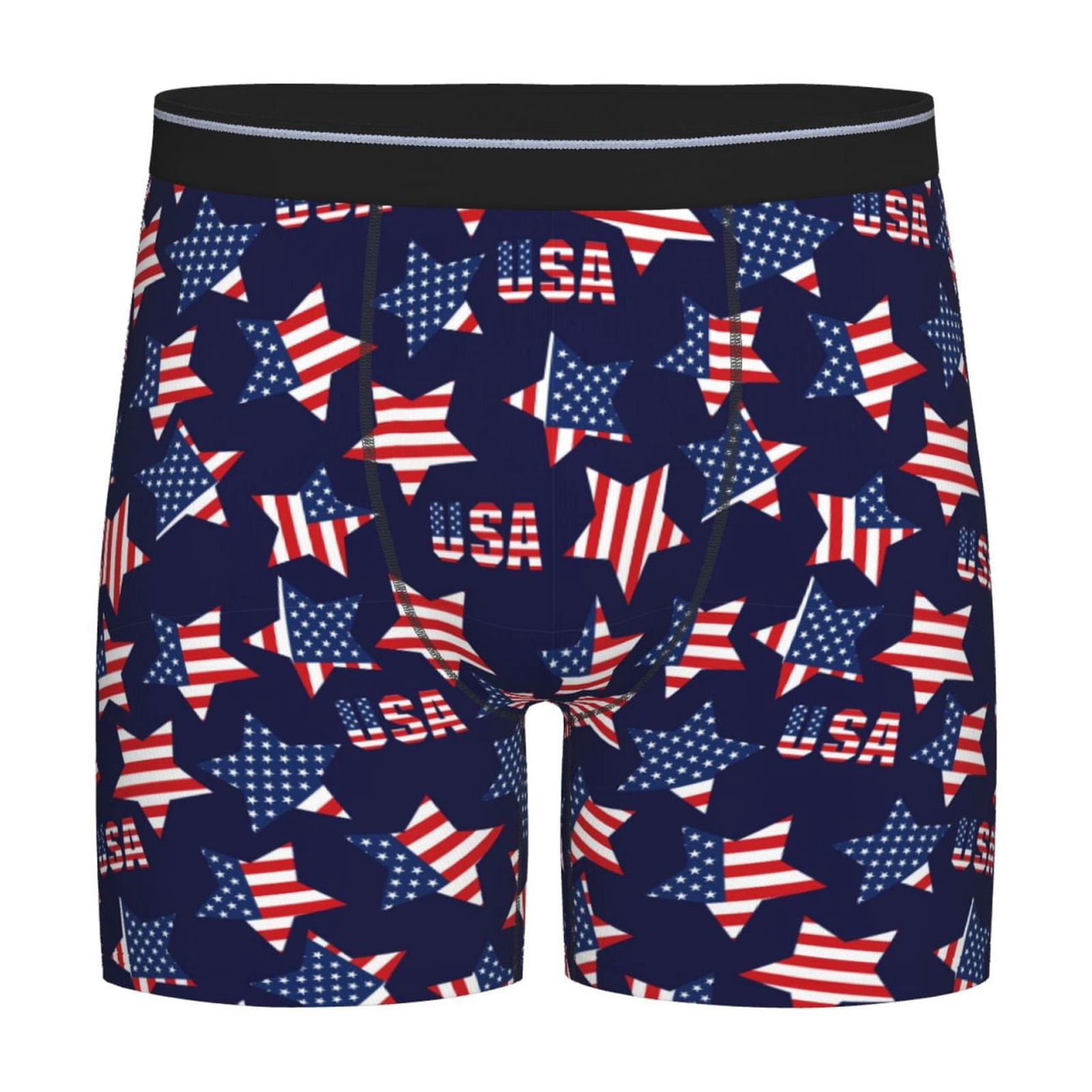 Easygdp American Stars Men's Boxer Briefs Men’s Underwear Boxer Briefs ...