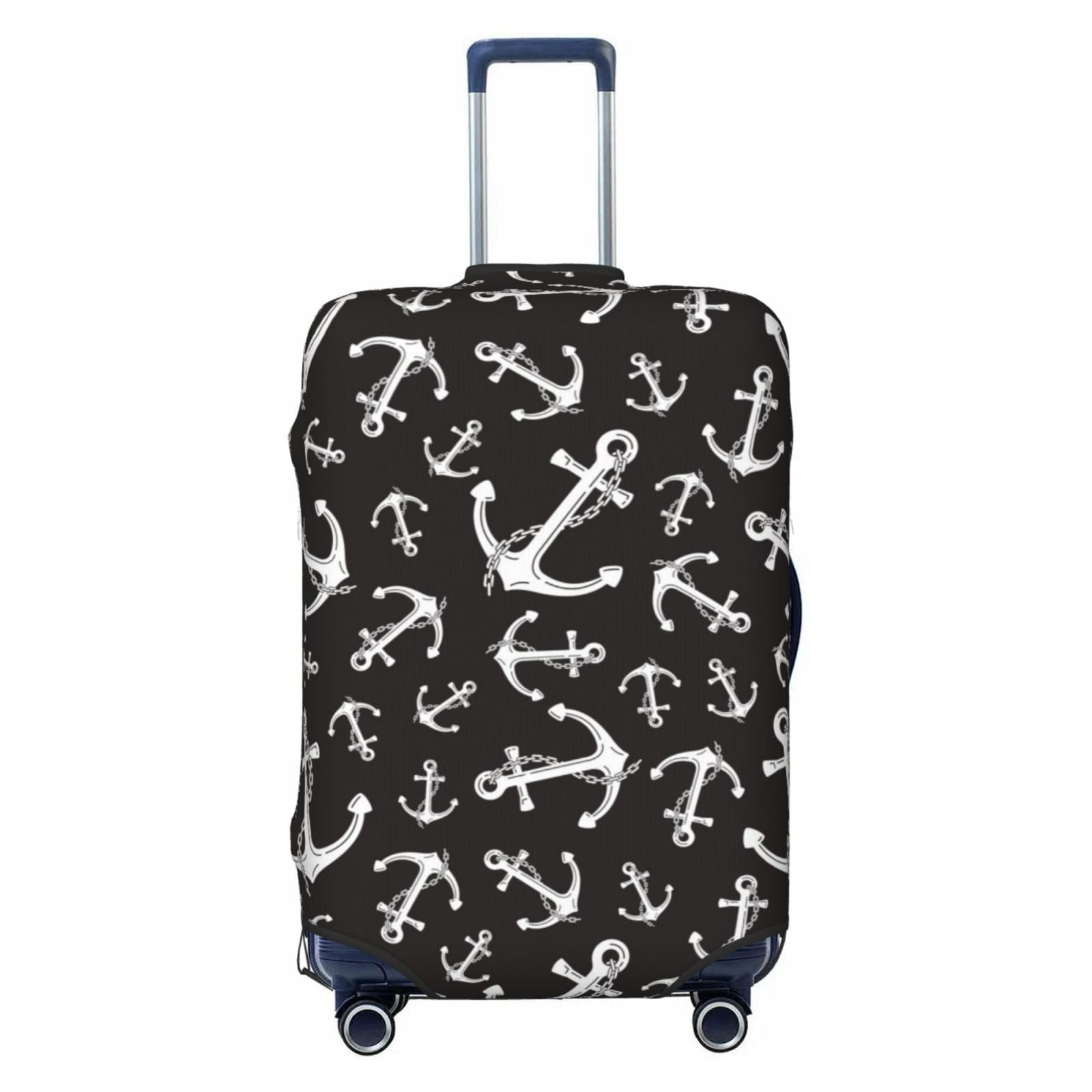 Easygdp Anchor Print Elastic and Washable Suitcase Protective Cover ...