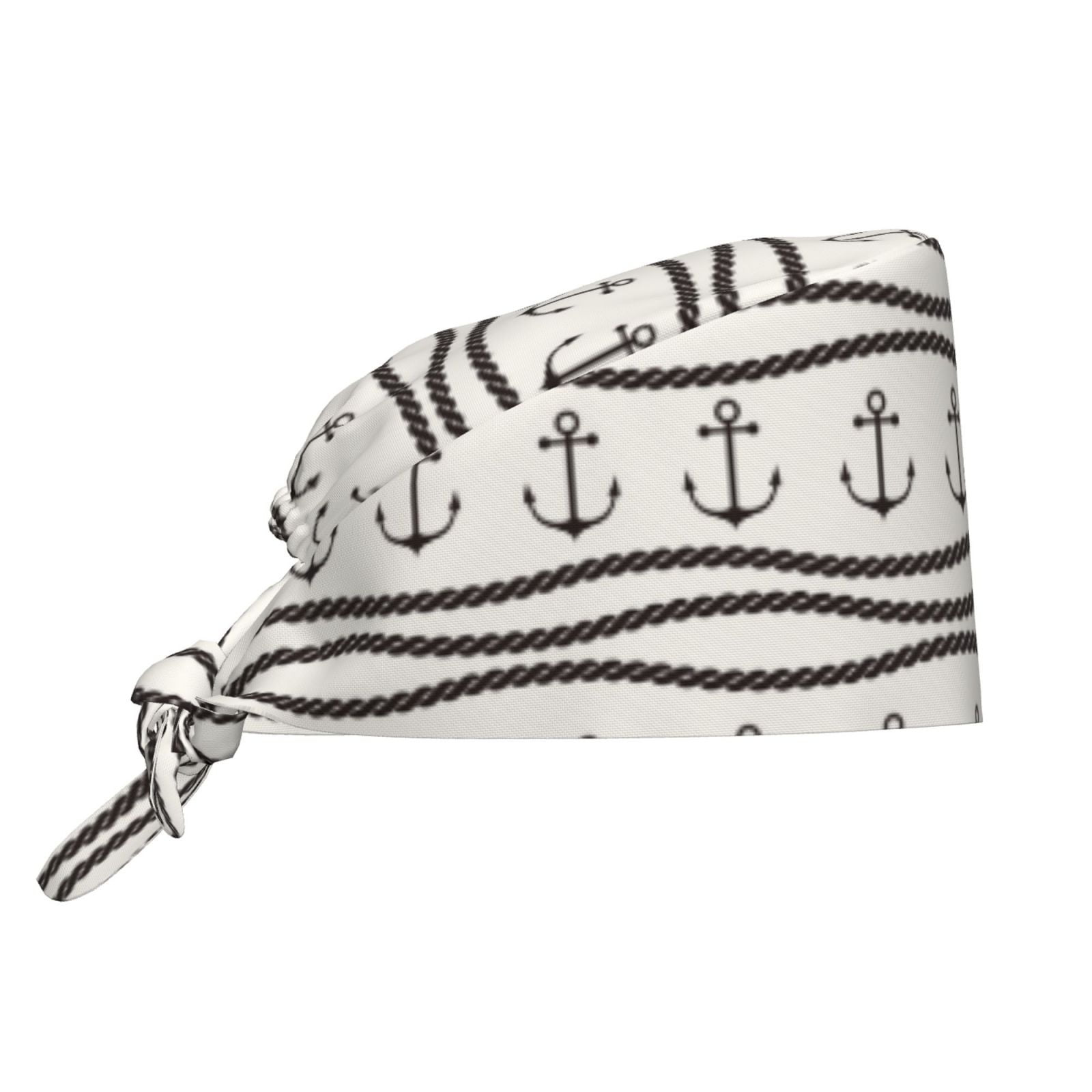 Easygdp Anchors and Ropes Men Women Adjustable Cap Working Hat Tie Back ...