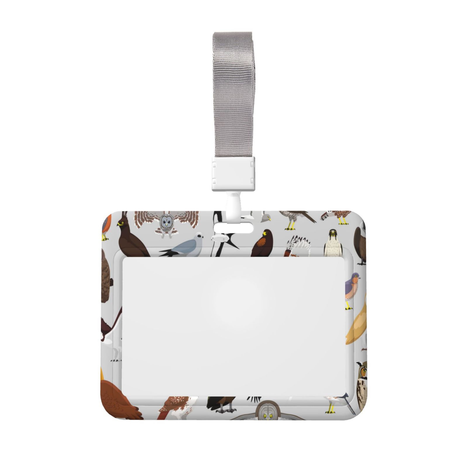 Easygdp Animal Bird Card Badge Holder Work Badge Sleeve for Office ...