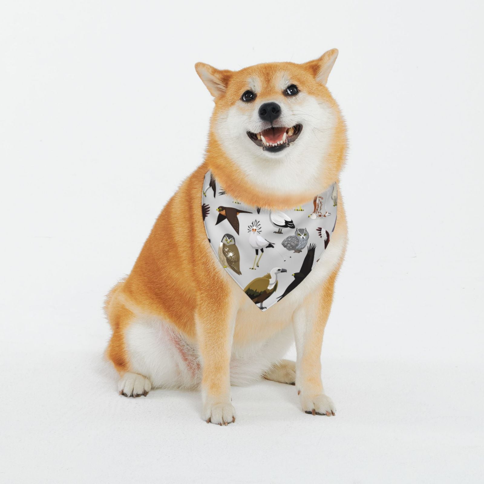 Easygdp Animal Bird Dog Bandanas ,Triangle Reversible Pet Scarf Premium ...