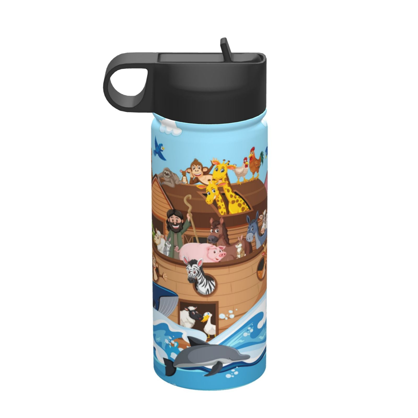 Easygdp Animals on Noah's Ark Floating 18oz Sports Insulated Kettle ...