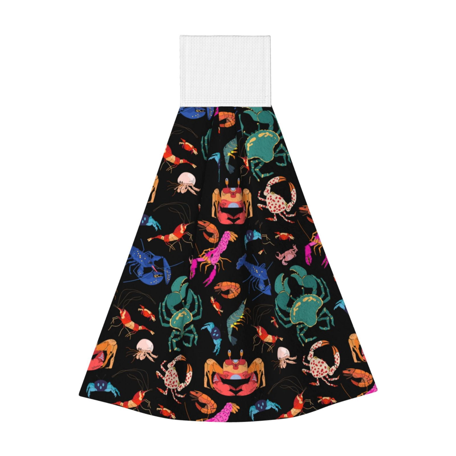 Easygdp Animals Under Water Kitchen Hand Towels Hanging Tie Towels Fast ...