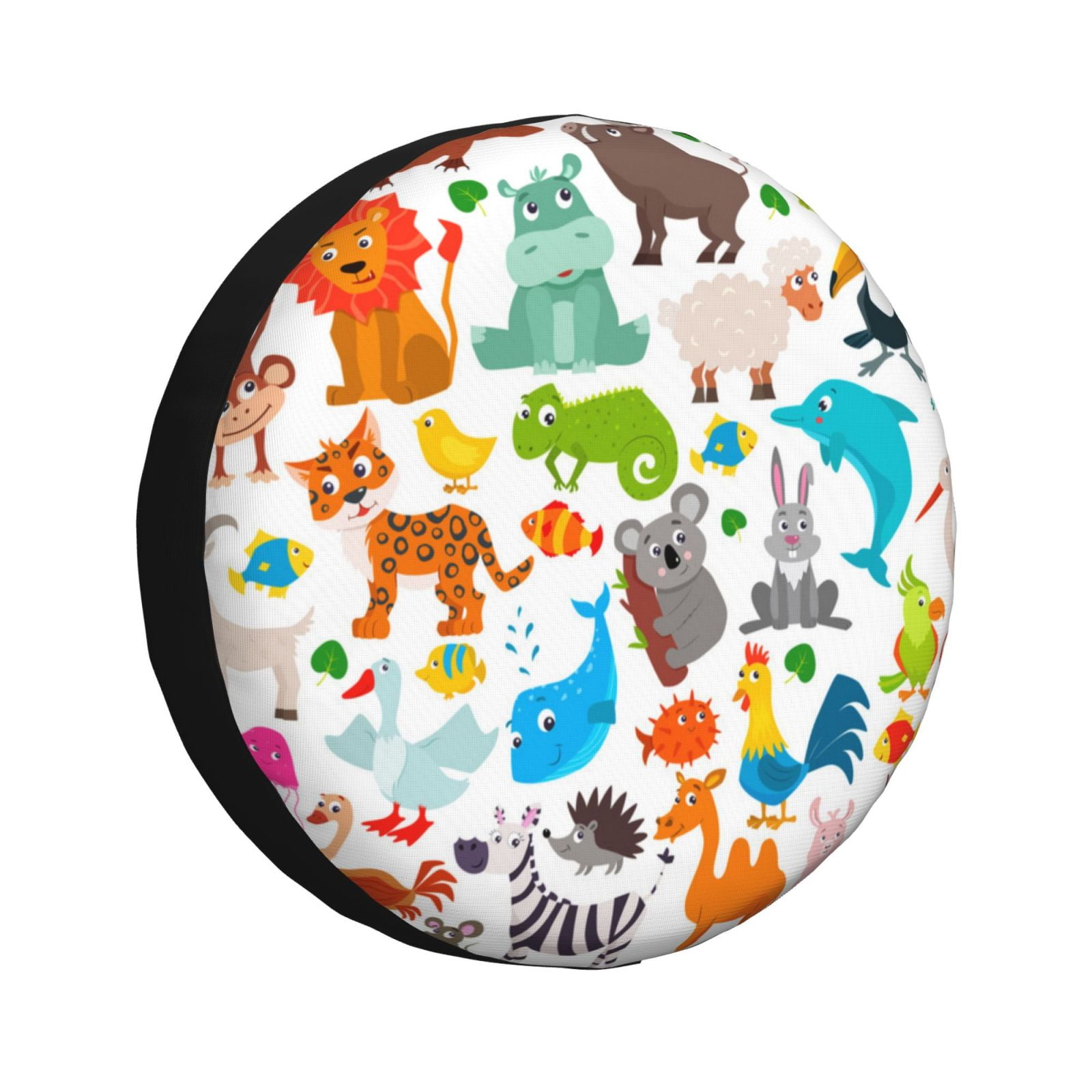 Easygdp Animals Wheel Sun Guard, Spare Tire Cover,Universal Trailer Suv ...