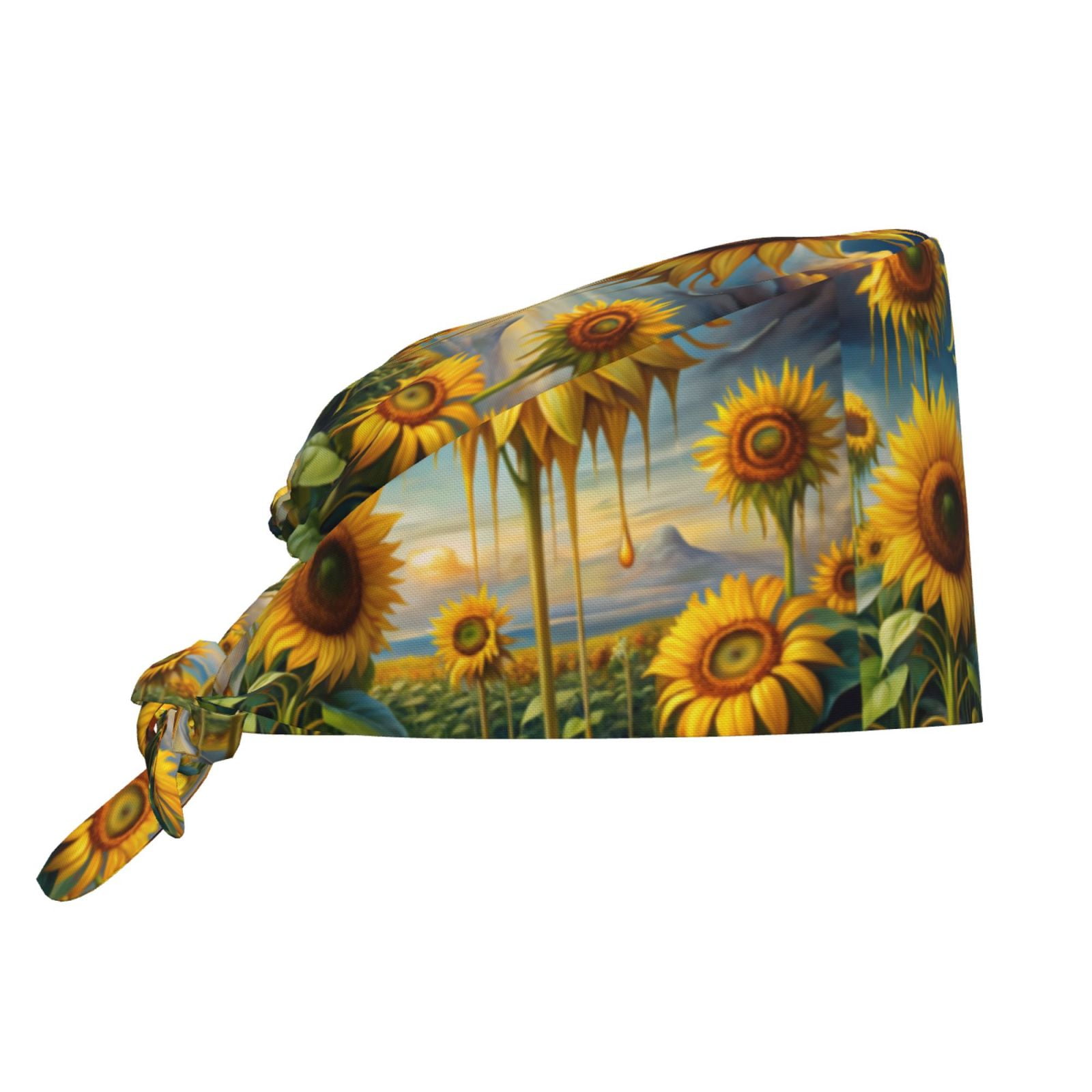 Easygdp Artistic Oil Painting Sunflower Men Women Adjustable Cap ...