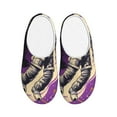 Easygdp Astronaut Floating purple Space Slippers for Women Mens Winter ...