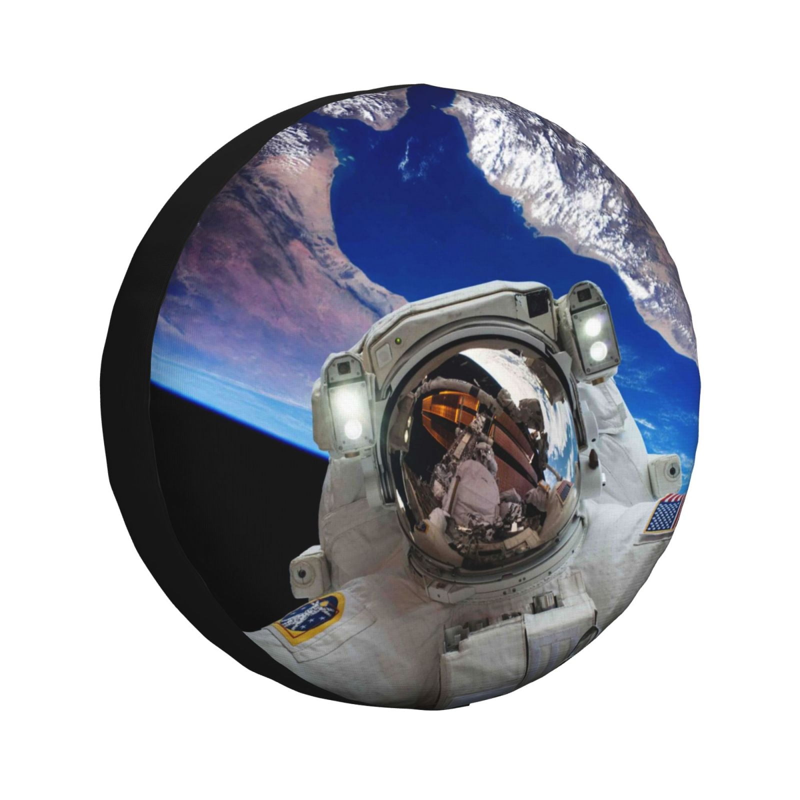 Easygdp Astronaut In Outer Space Wheel Sun Guard, Spare Tire Cover ...