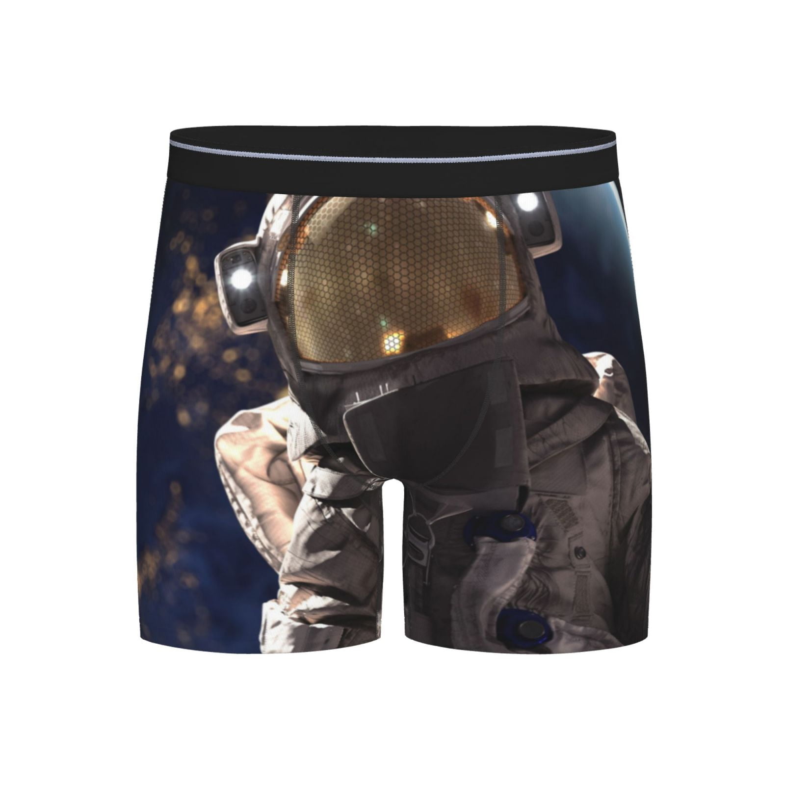 Easygdp Astronaut Men's Boxer Briefs Men’s Underwear Boxer Briefs for ...