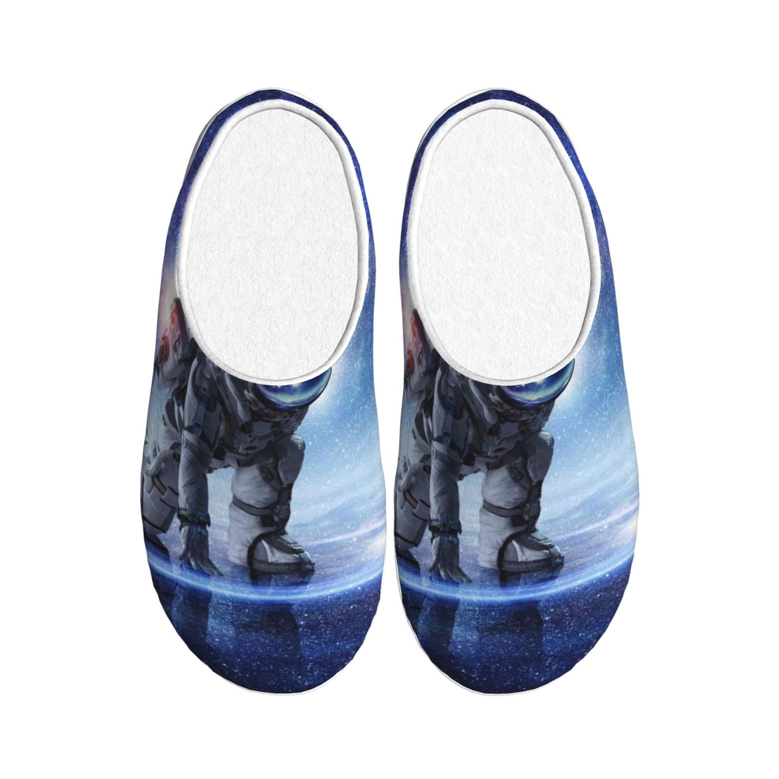 Easygdp Astronauts Start Running Slippers for Women Mens Winter Warm ...