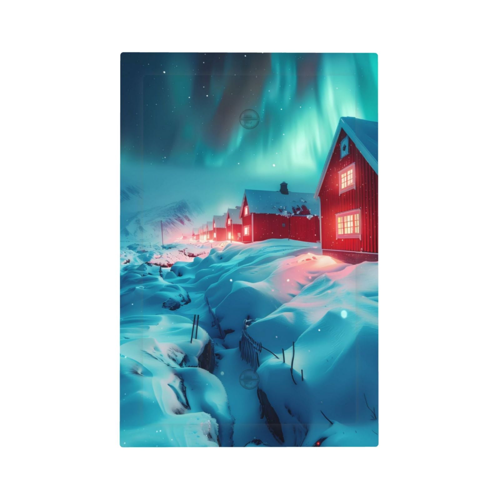 Easygdp Aurora Borealis Village Decorator Light Switch or Receptacle ...