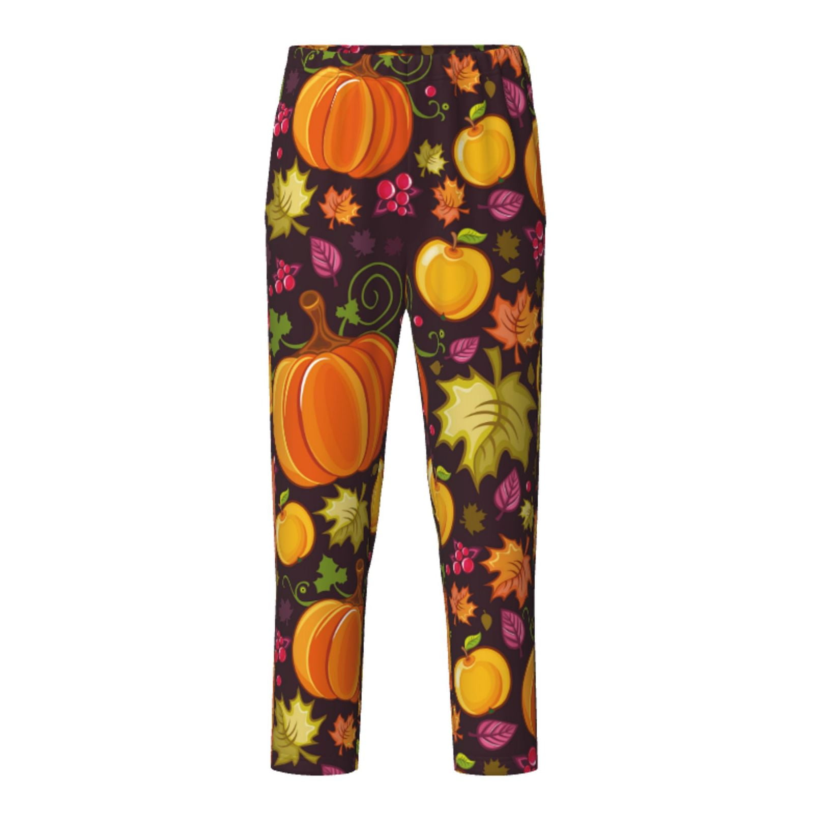 Easygdp Autumn Harvest Pumpkin Joy Boys Girls Pajama Pants Long Sleep ...