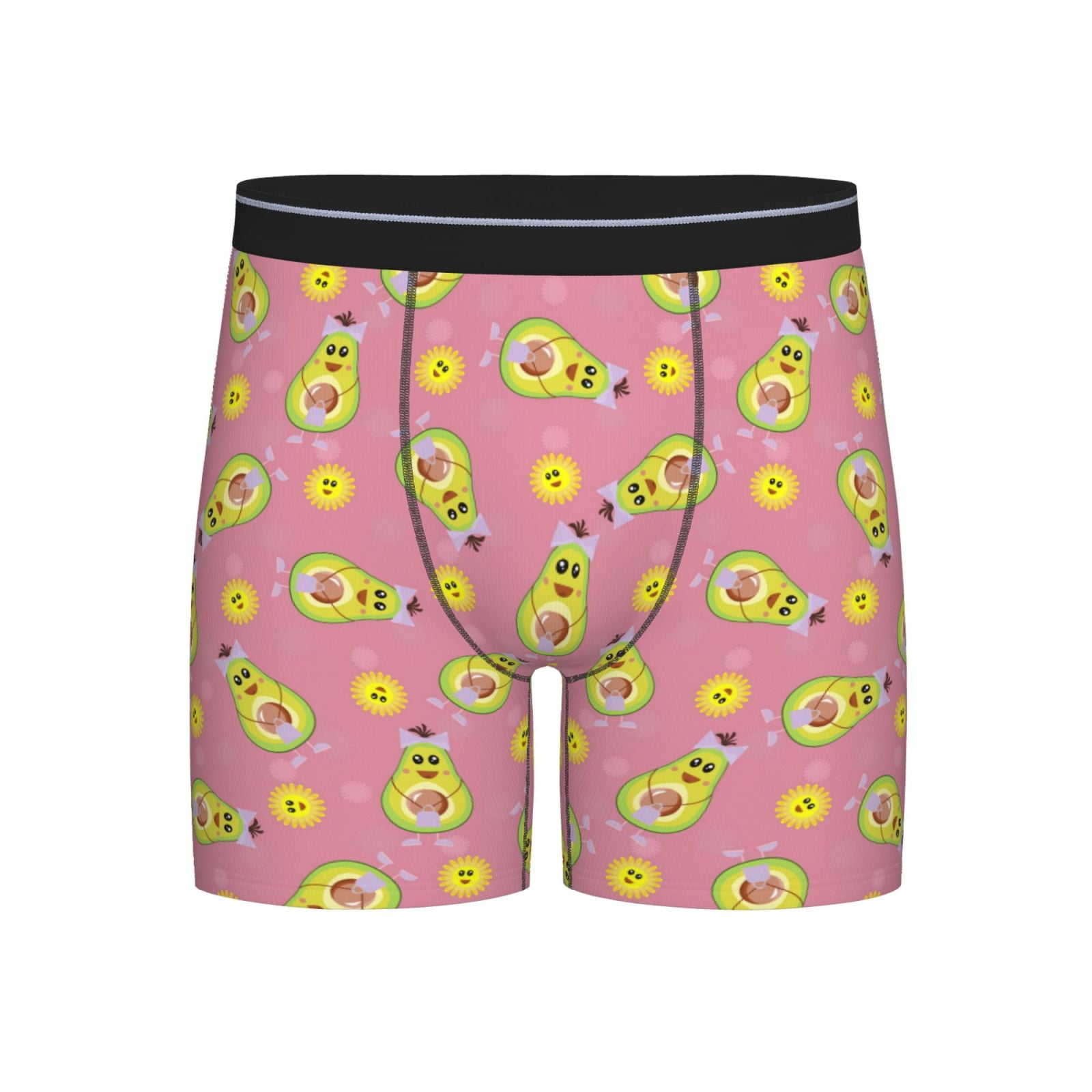 Easygdp Avocado And Sun Men's Boxer Briefs Men’s Underwear Boxer Briefs ...