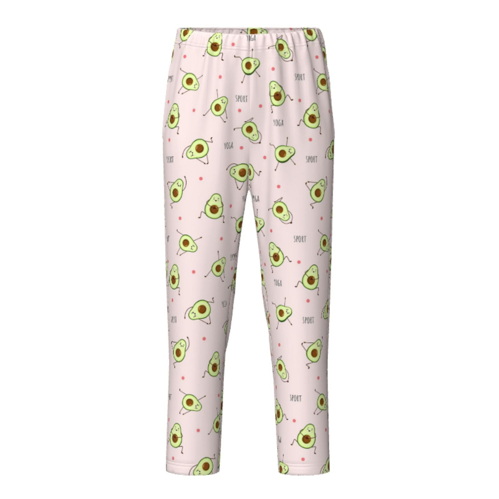 Easygdp Avocado Doing Sport Yoga Boys Girls Pajama Pants Long Sleep ...