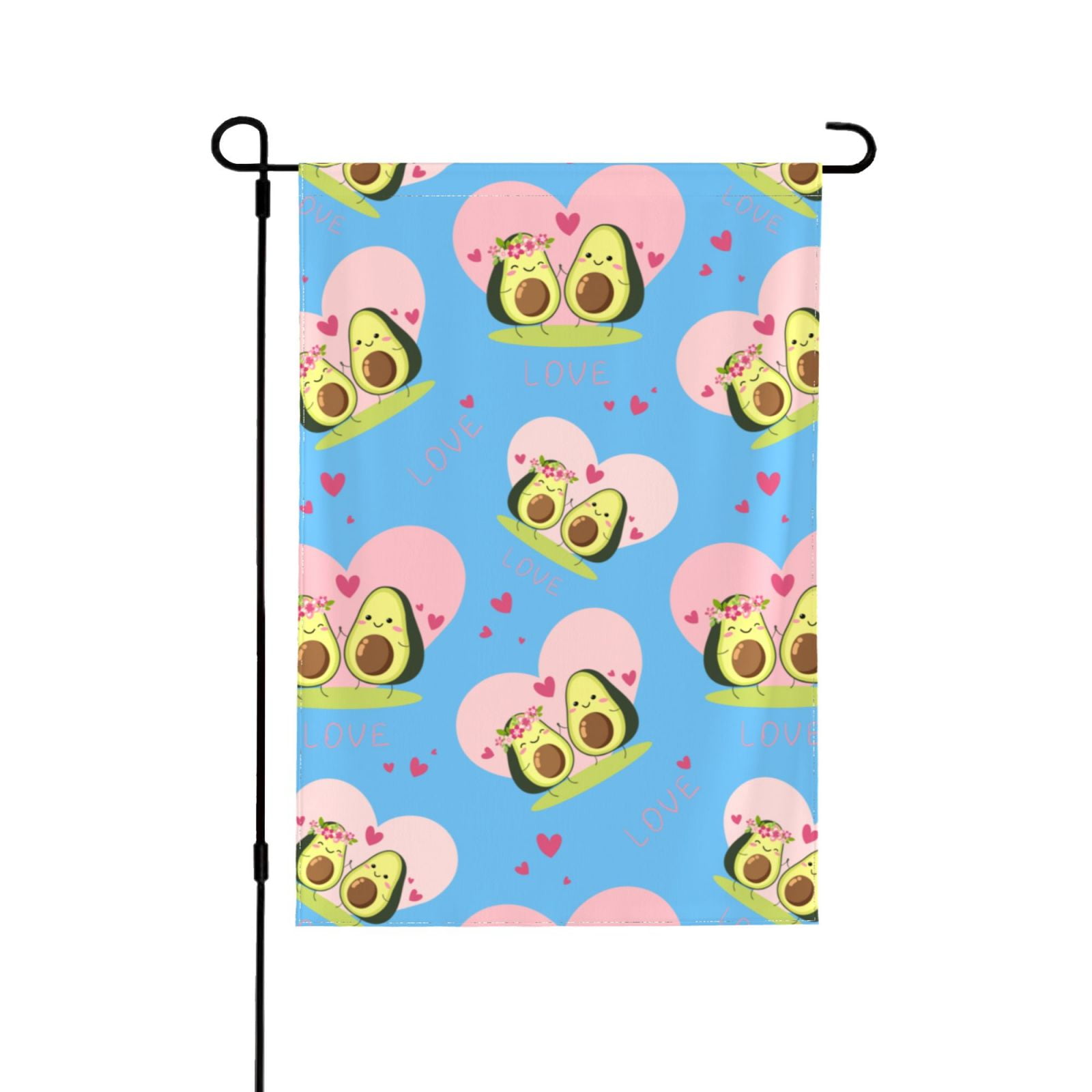 Easygdp Avocado Lovers Garden Flag Yard Flag Welcome Flag, Double-Sided ...