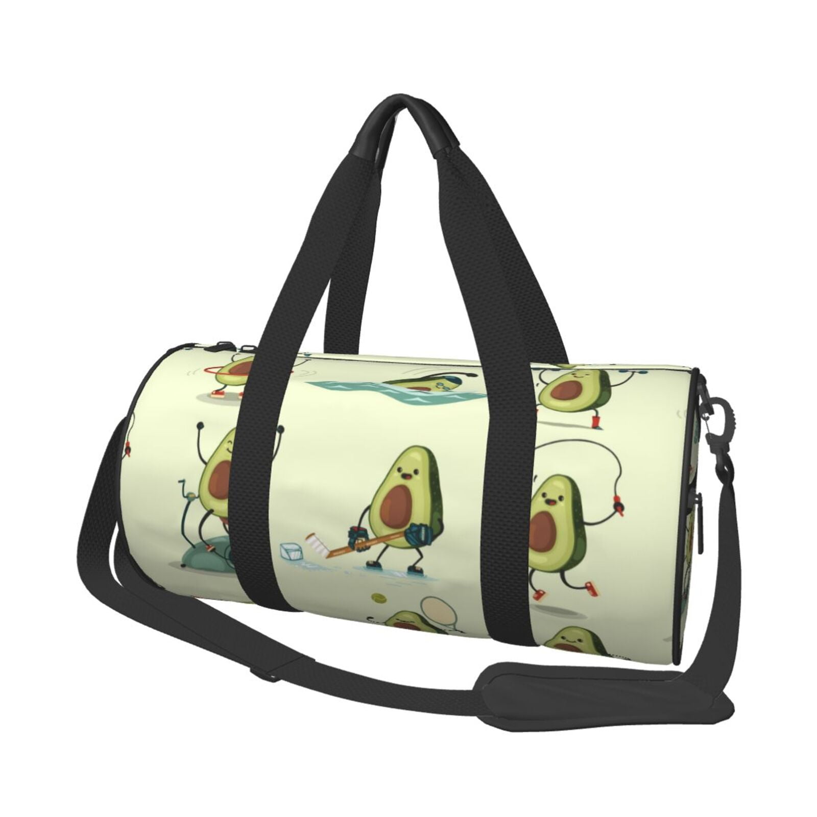 Easygdp Avocado for Exercise Travel Duffle Bag,Carry on Bag Travel Bags ...