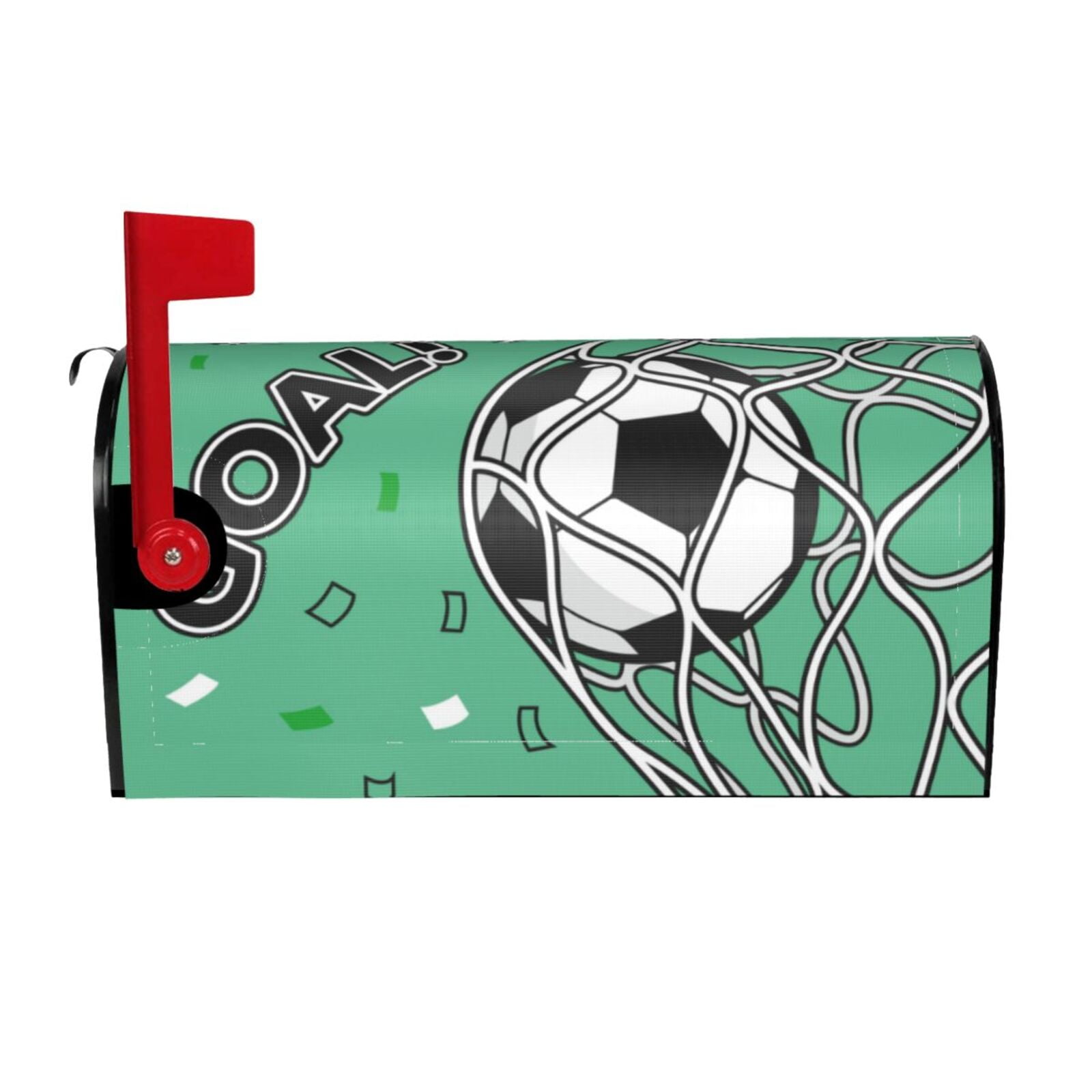 Easygdp BALL INSIDE THE NET GOAL Mailbox Covers Garden Outdoor Yard ...