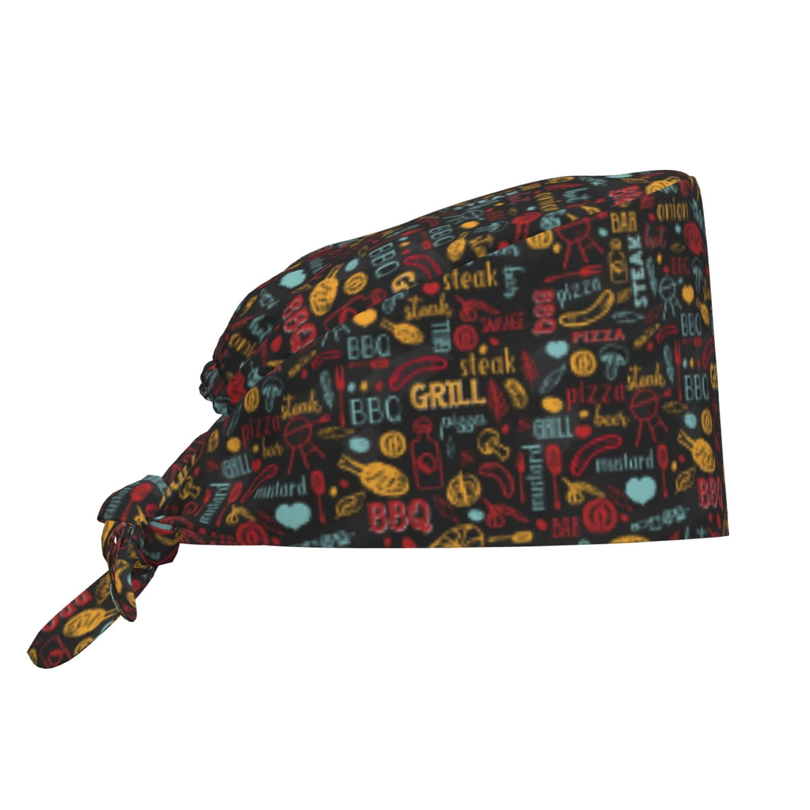 Easygdp BBQ Barbecue Grill Men Women Adjustable Cap Working Hat Tie ...
