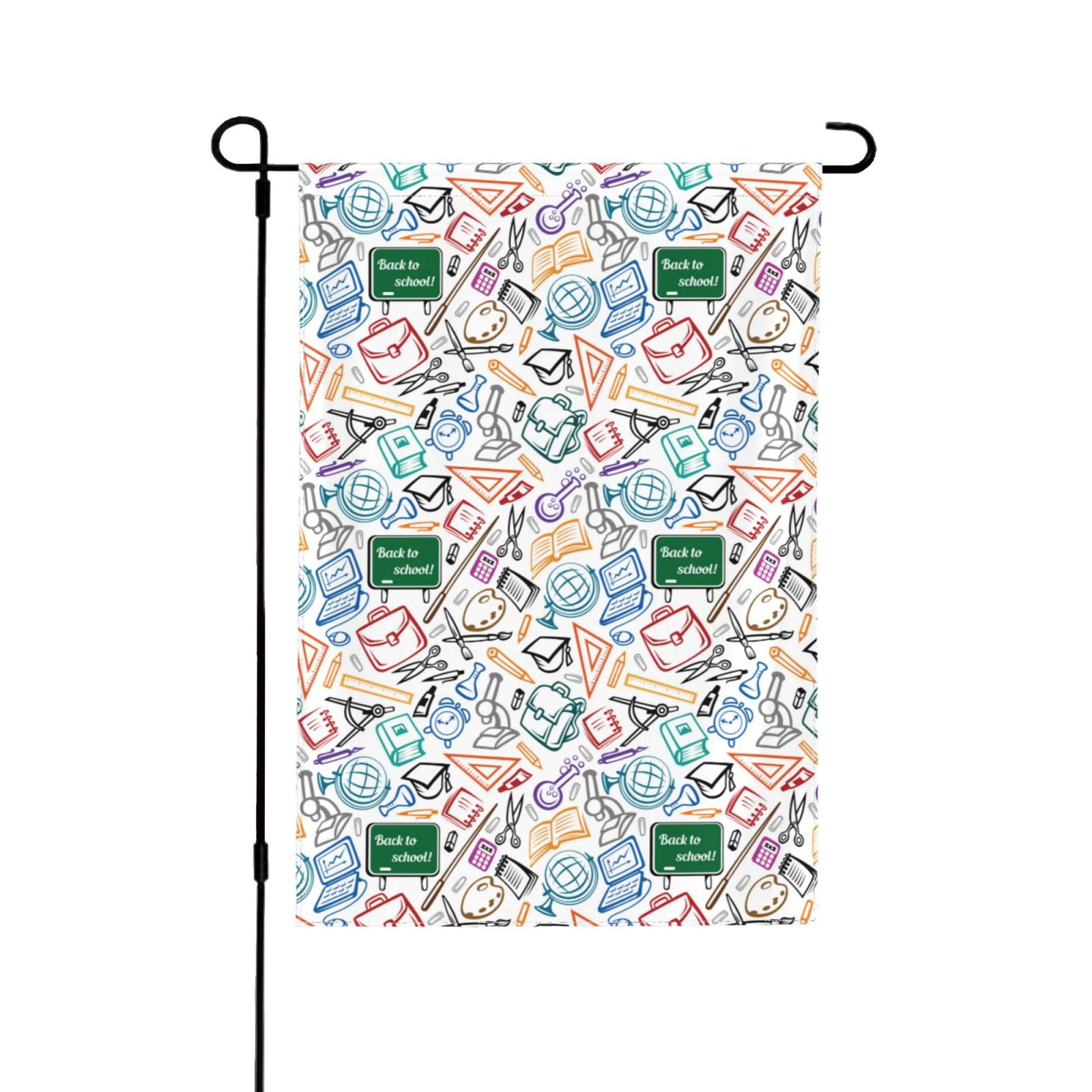 Easygdp Back To School Garden Flag Yard Flag Welcome Flag, Double-Sided ...