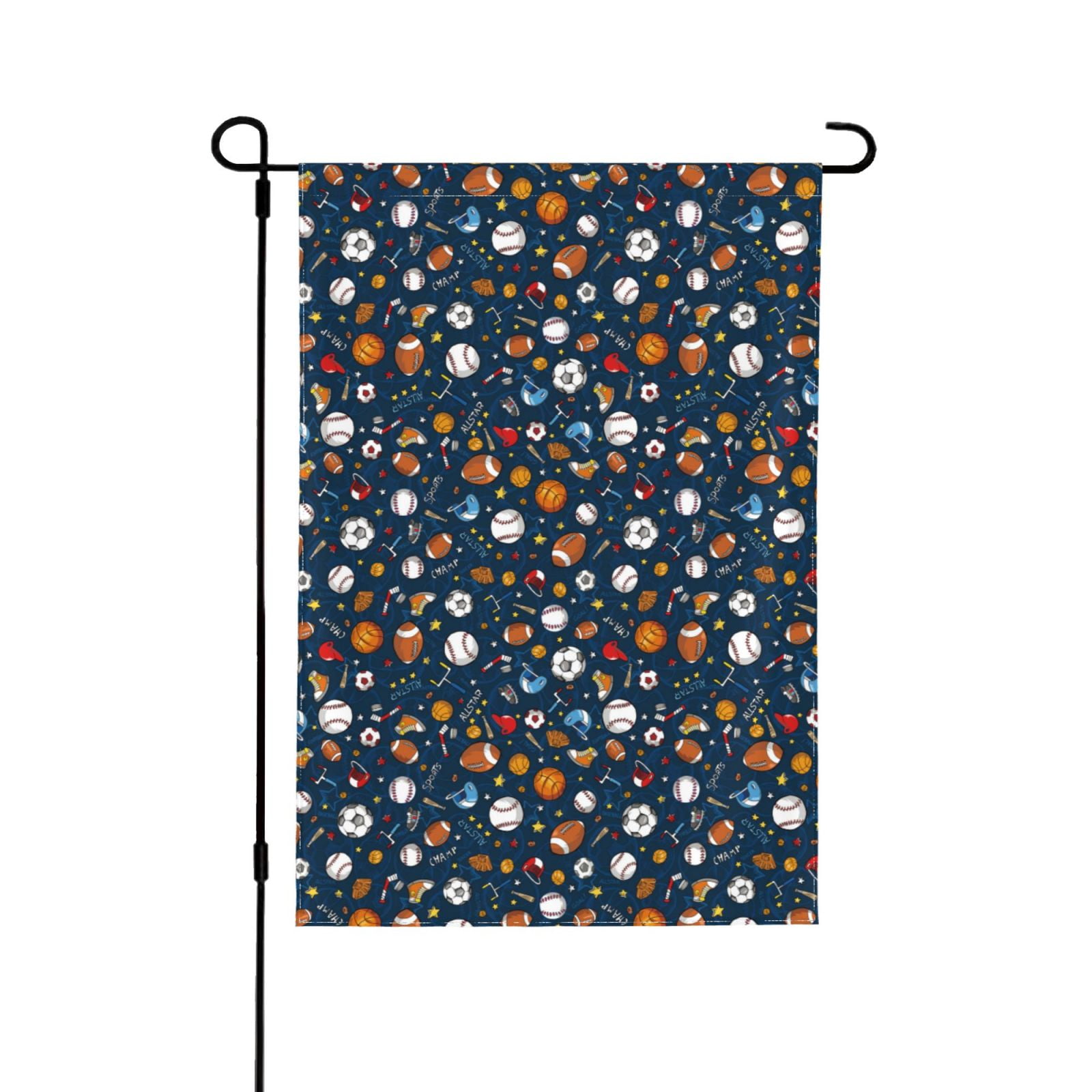 Easygdp Ball Sports Garden Flag Yard Flag Welcome Flag, Double-Sided ...